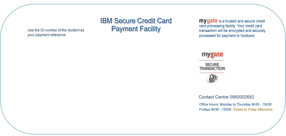 Institute of Business Management Secure Online Payments